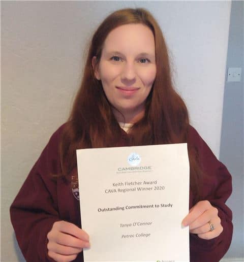 Two Access to HE students win CAVA awards - North Devon College